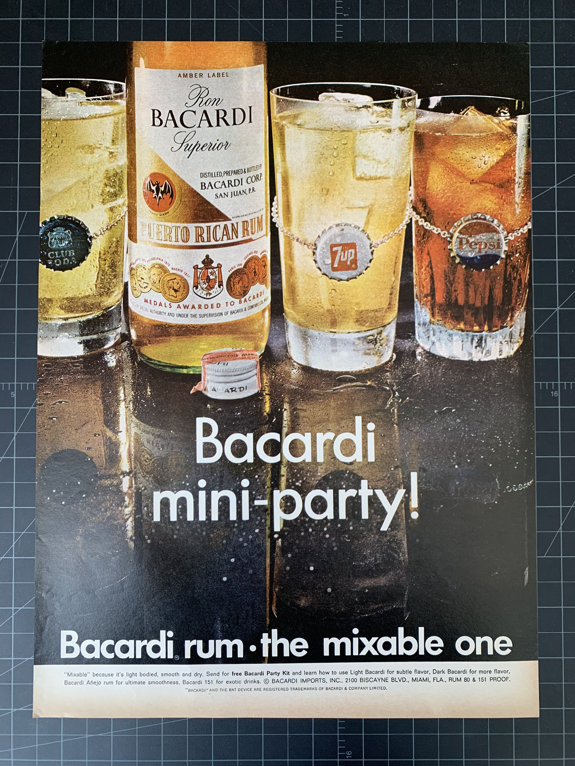 Bacardi Magazine Ad