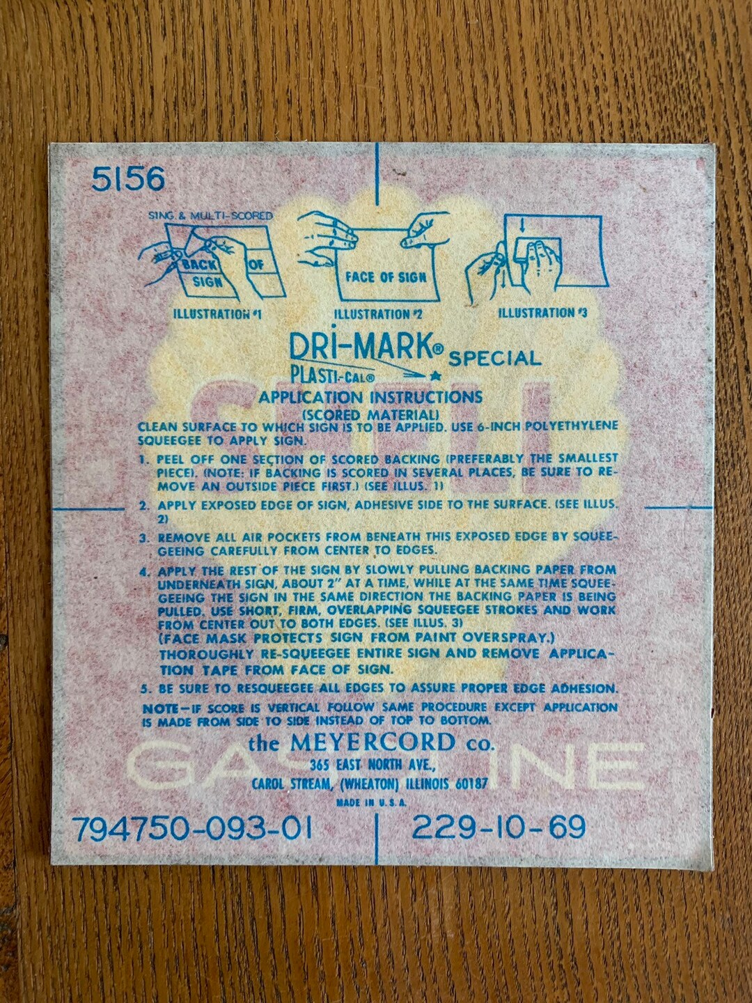 Vintage 1960s Shell Gasoline Inner-window Sticker - Etsy