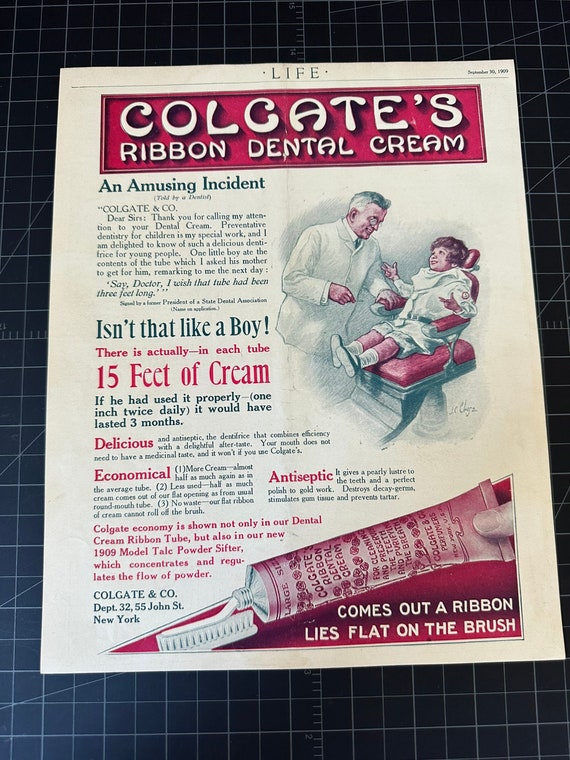 Colgate Magazine Ad