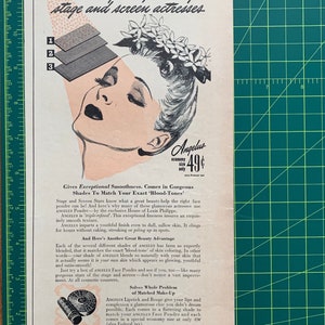 Vintage 1942 Louis Philippe Cosmetics Print Advertisement - Etsy