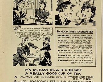 Tea Ad - Etsy