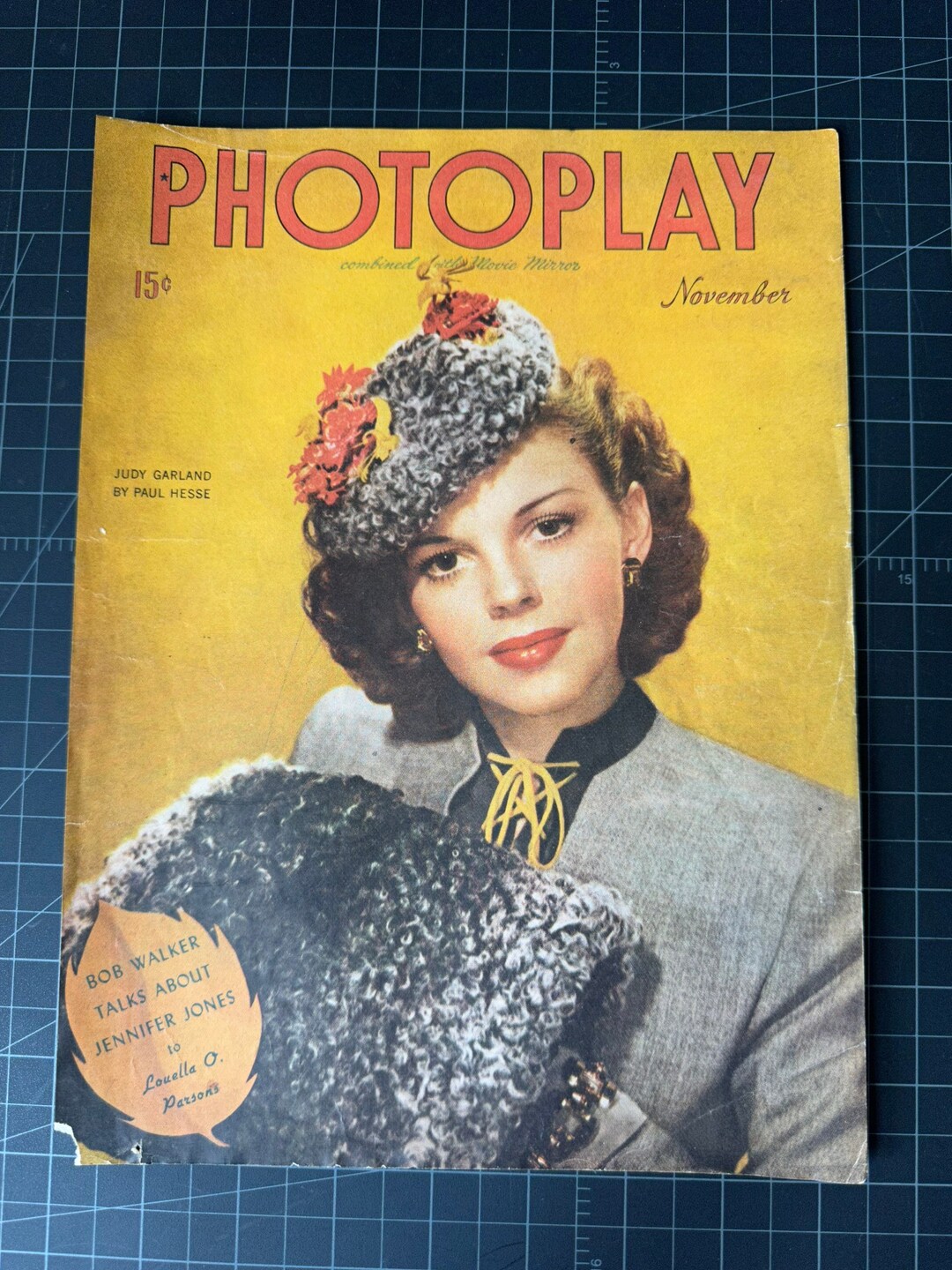 Vintage 1940s Photoplay Magazine Cover - Judy Garland - Cover Only - Etsy