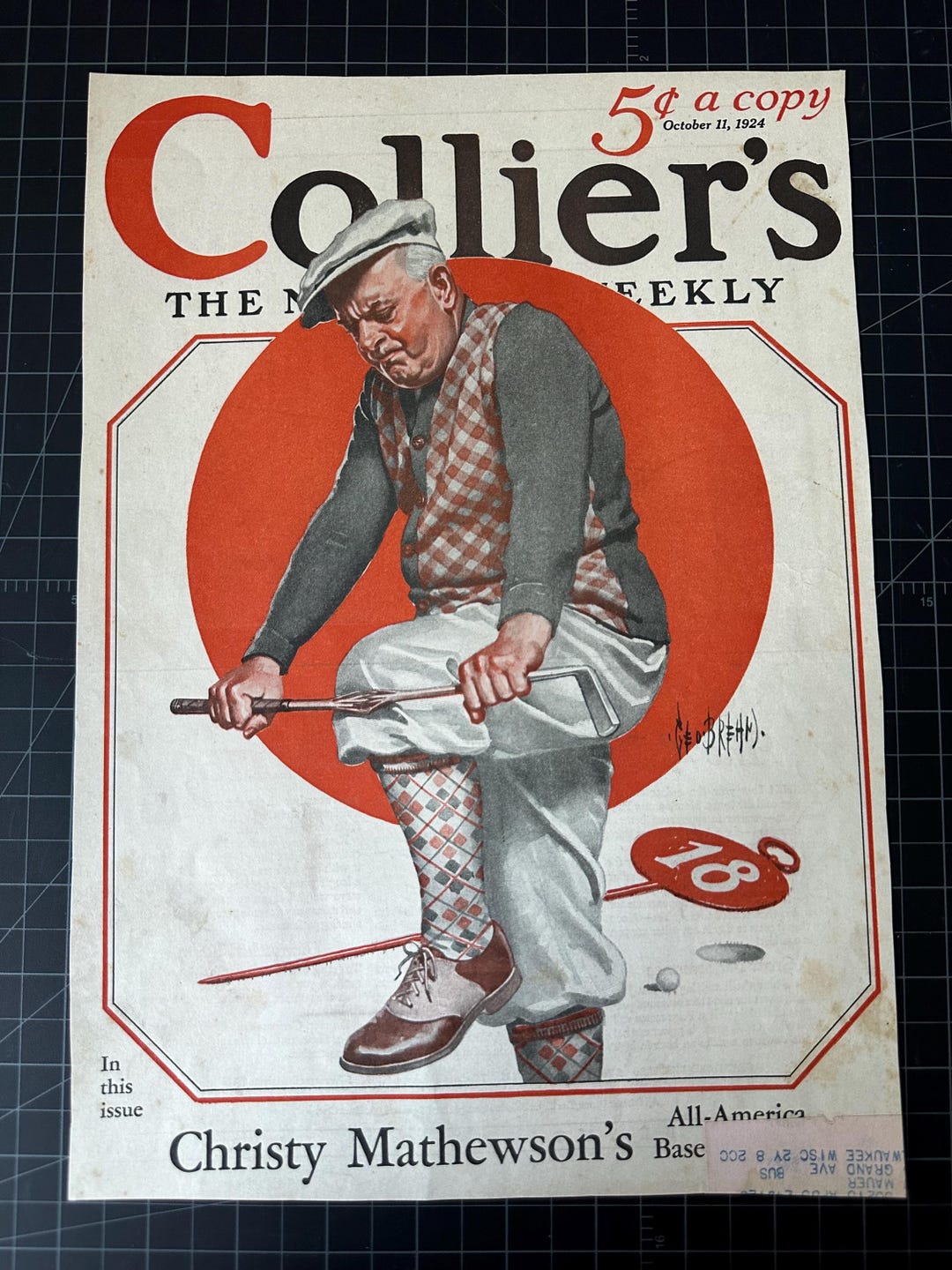 Rare Vintage 1924 Colliers Magazine Cover COVER ONLY - Etsy