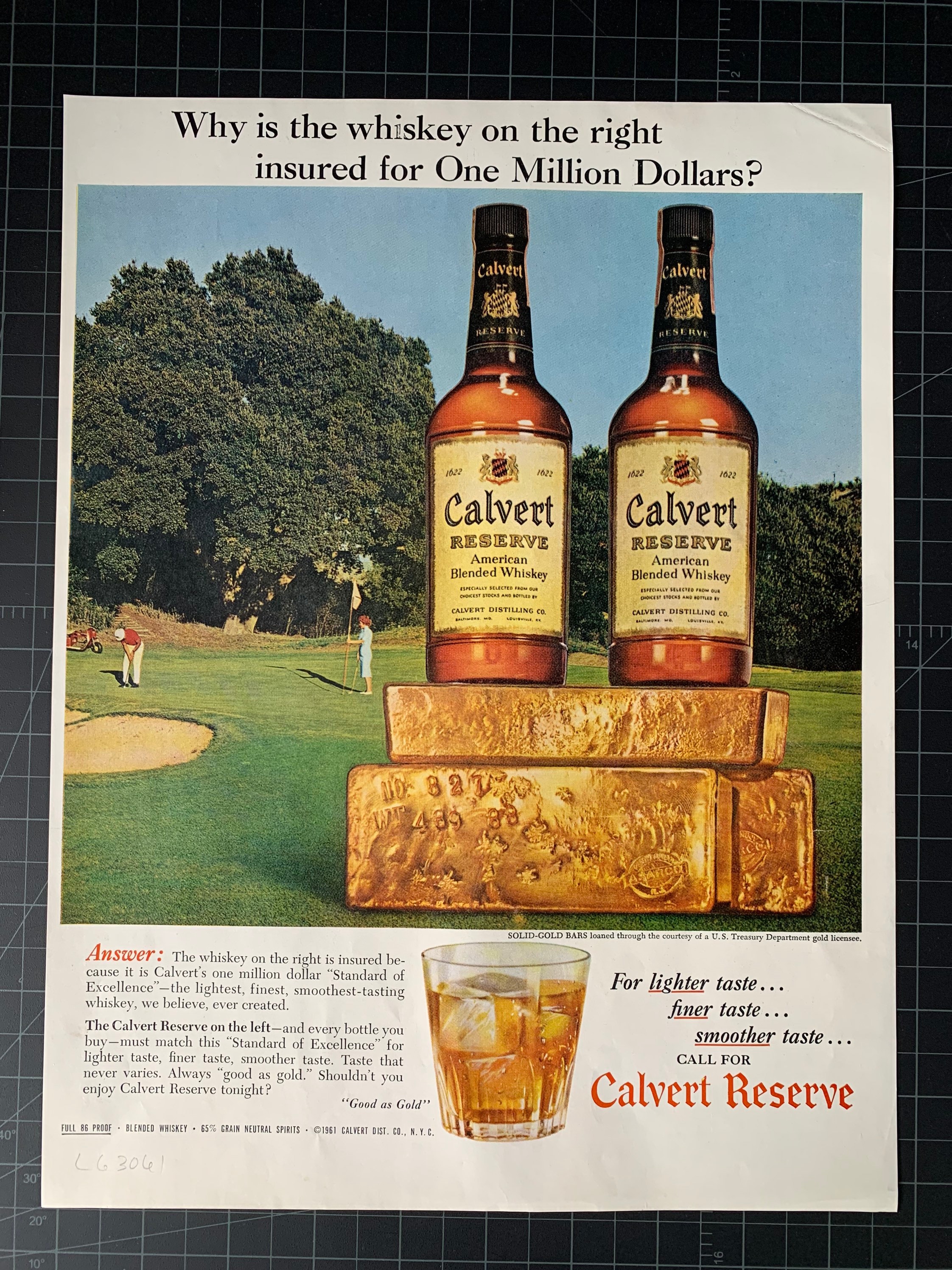 Art & Collectibles Advertisements Collectibles Vintage 1962 Calvert ...