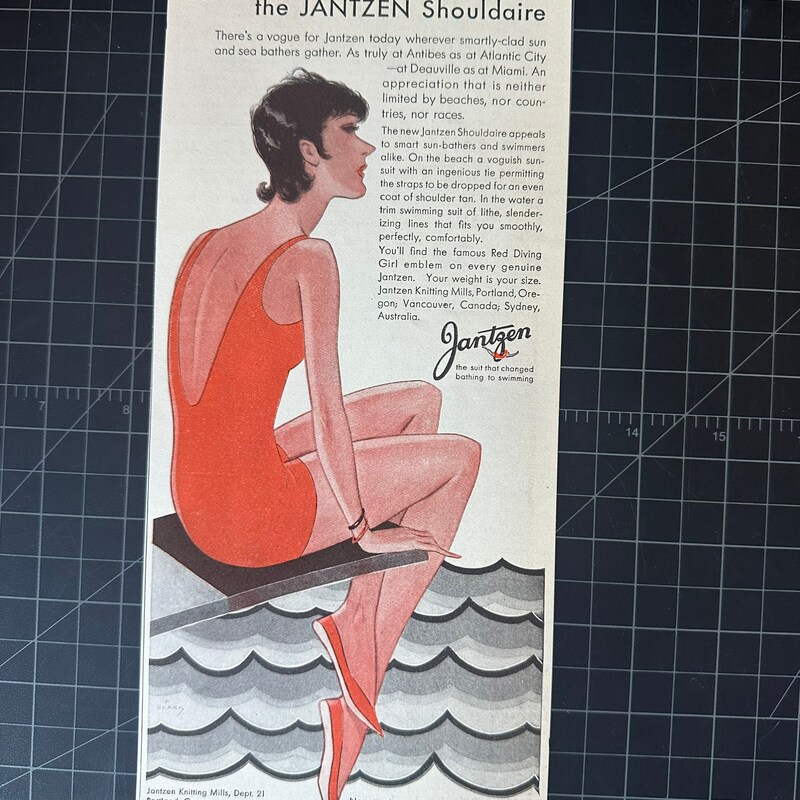 Jantzen Swimsuit Etsy