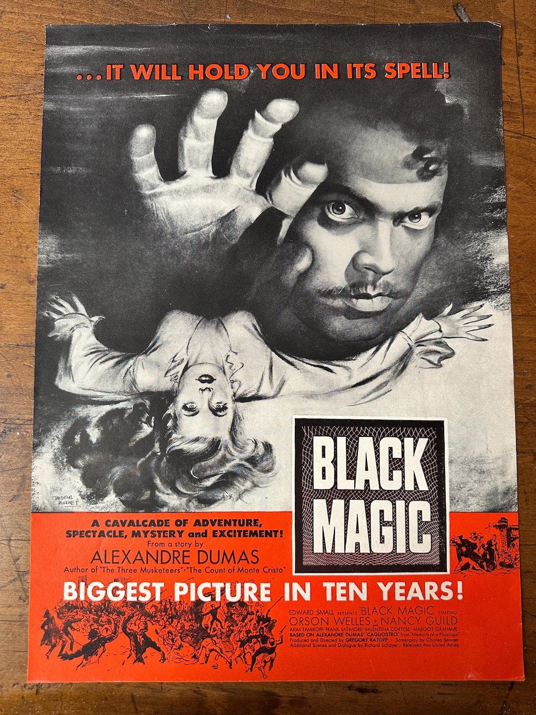 Vintage 1940s ‘black Magic’ Film Print Ad - Orson Welles - Etsy