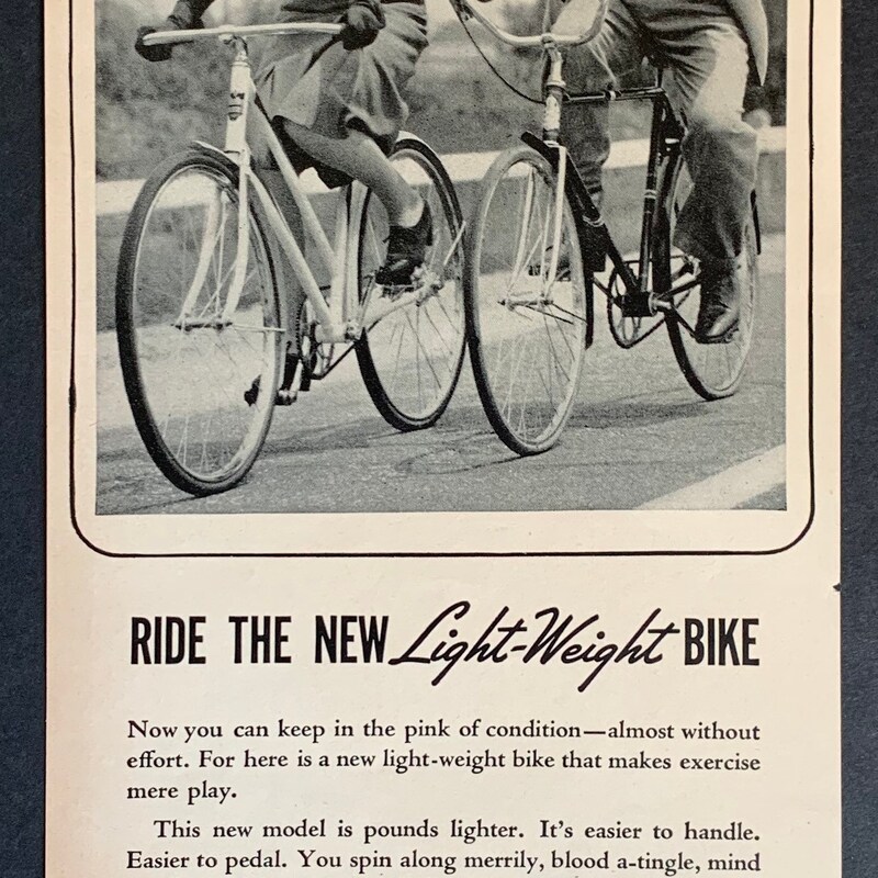 Vintage Bicycle Ad - Etsy