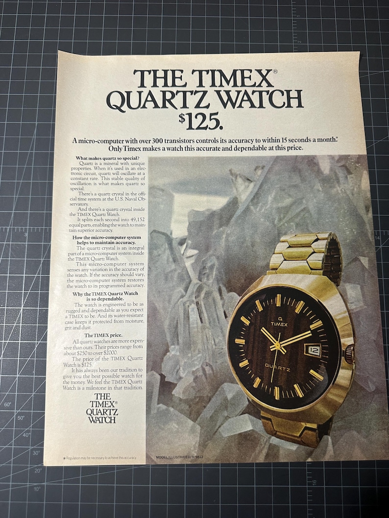 Vintage 1967 Timex Watch Original Advertisement - Etsy Canada