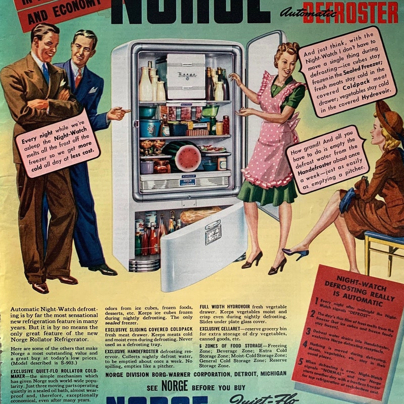 Refrigerator Ad - Etsy
