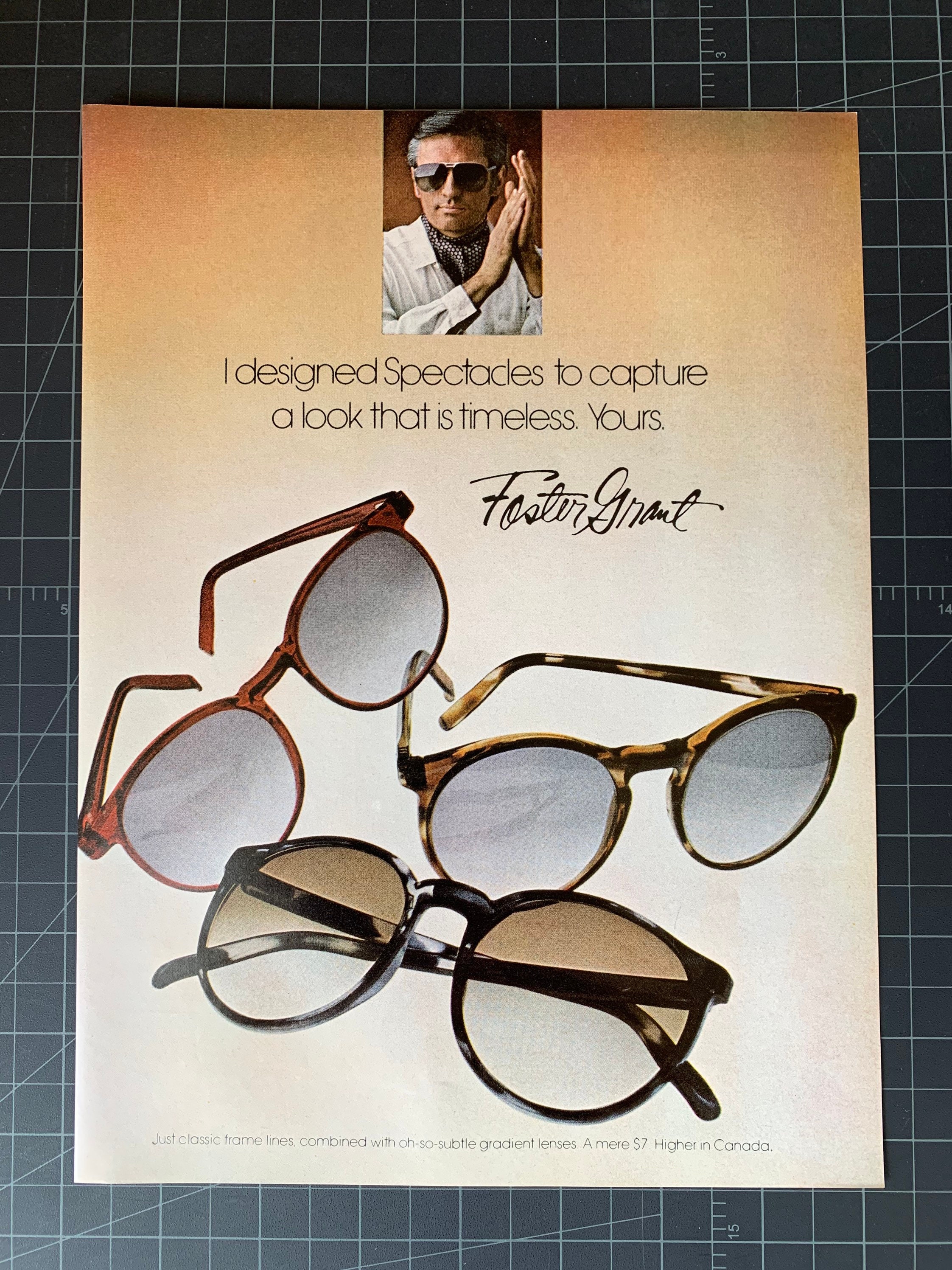 Vintage 1970s Foster Grant Sunglasses Print Ad - Etsy