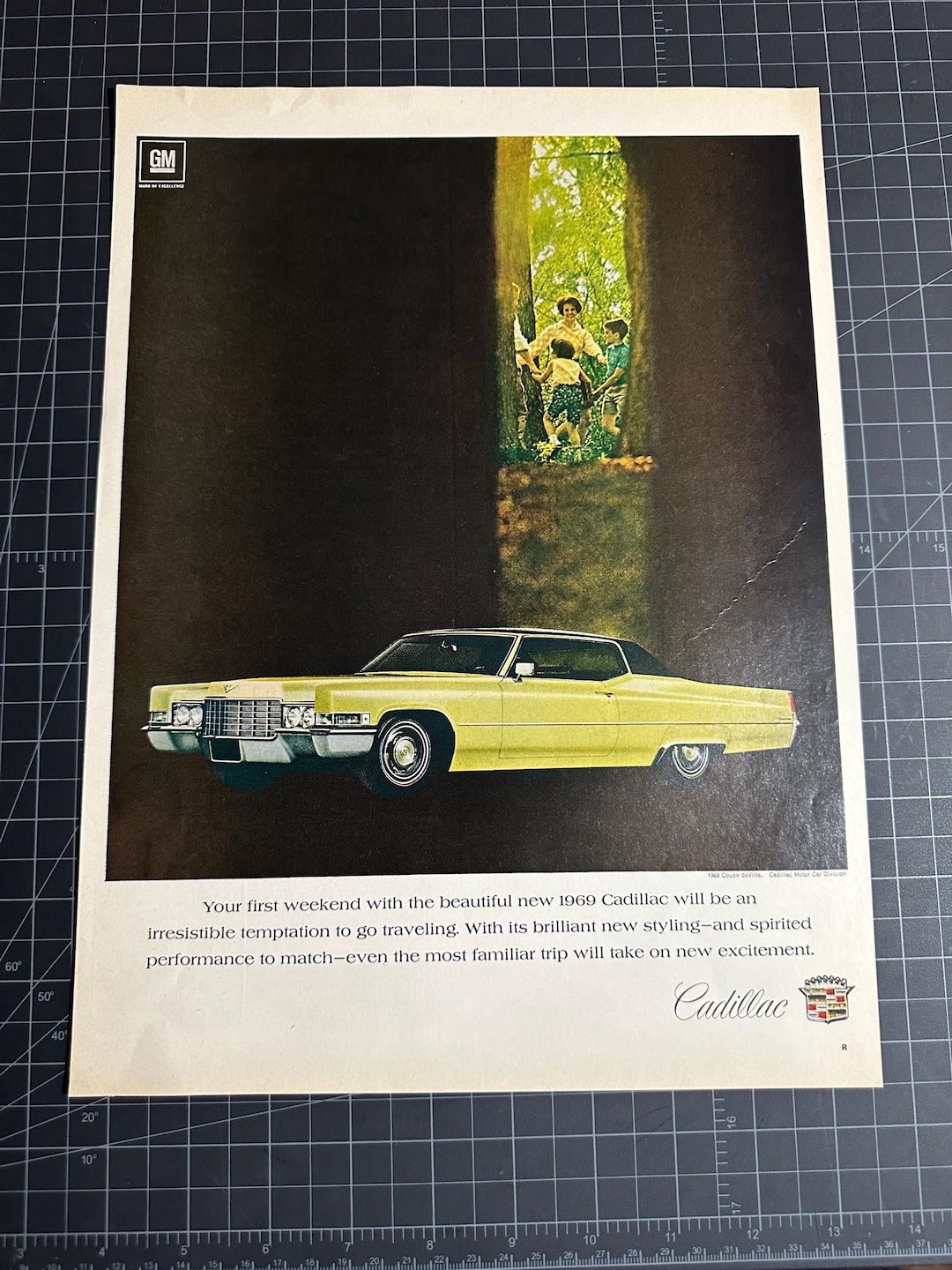 Vintage 1969 Cadillac Coupe Deville Original Advertisement - Etsy