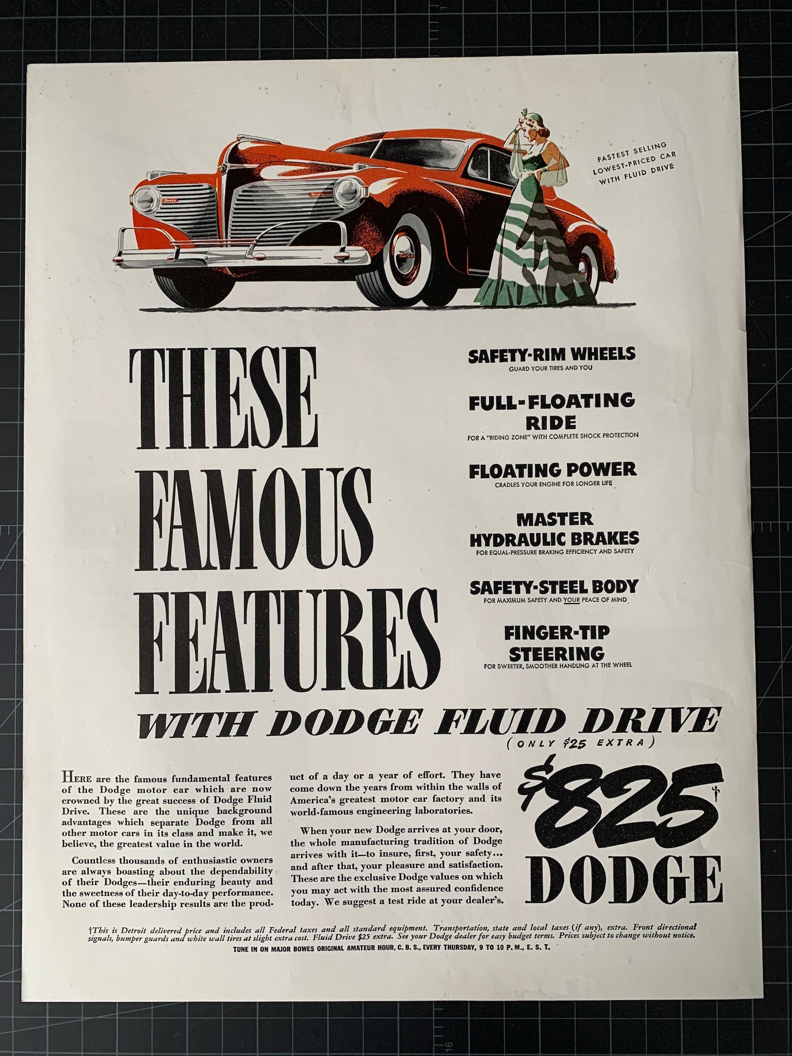 Vintage 1941 Dodge Print Ad - Etsy