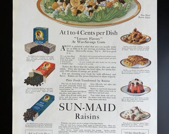Vintage Sun Maid Ad - Etsy