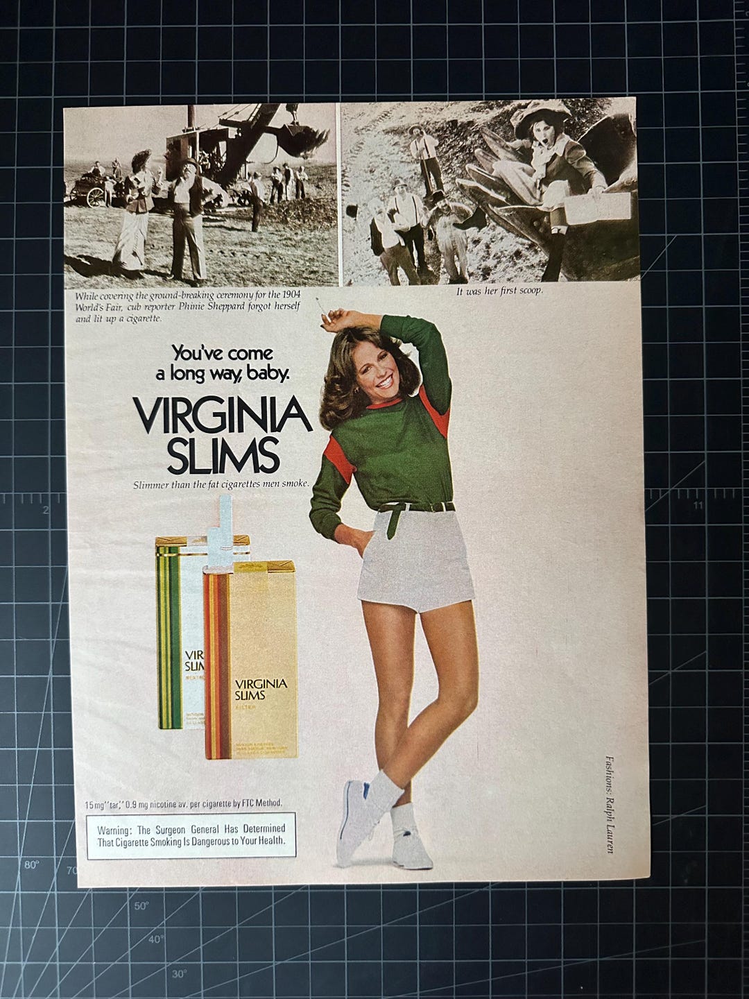 Vintage 1970s Virginia Slims Cigarettes Print Ad - Etsy