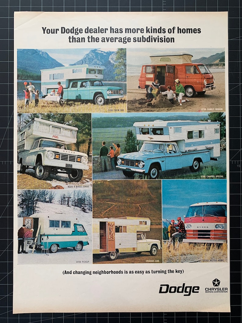 Vintage 1967 Dodge Trucks Original Advertisement - Etsy