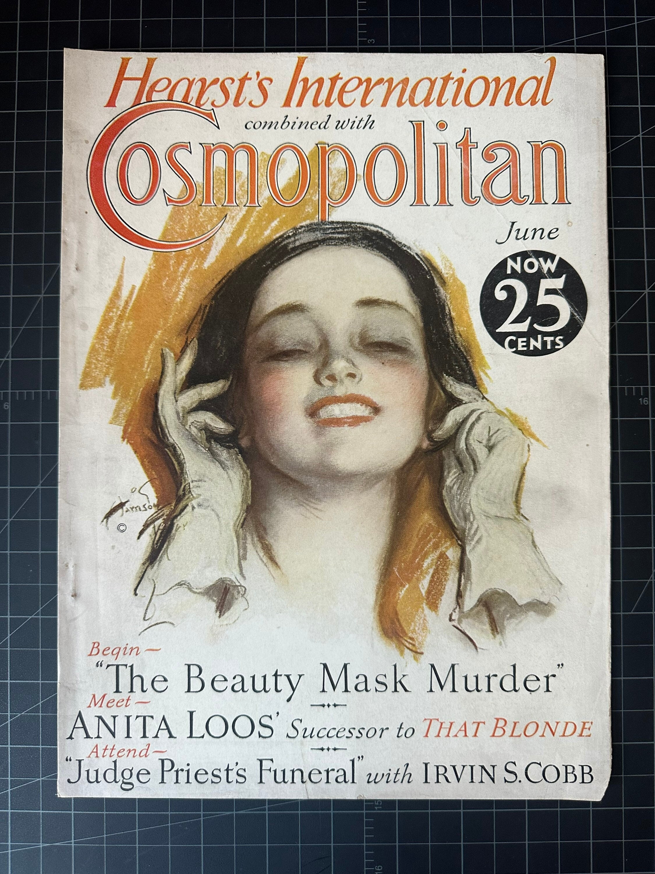 Rare Vintage June 1930 Cosmopolitan Magazine Cover Only - Etsy