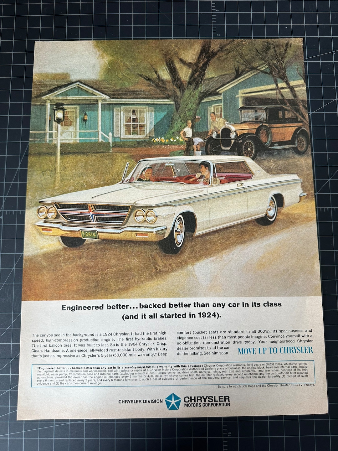 Vintage 1964 Chrysler Print Advertisement - Etsy