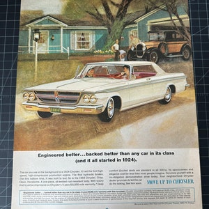 Vintage 1964 Chrysler Print Advertisement - Etsy
