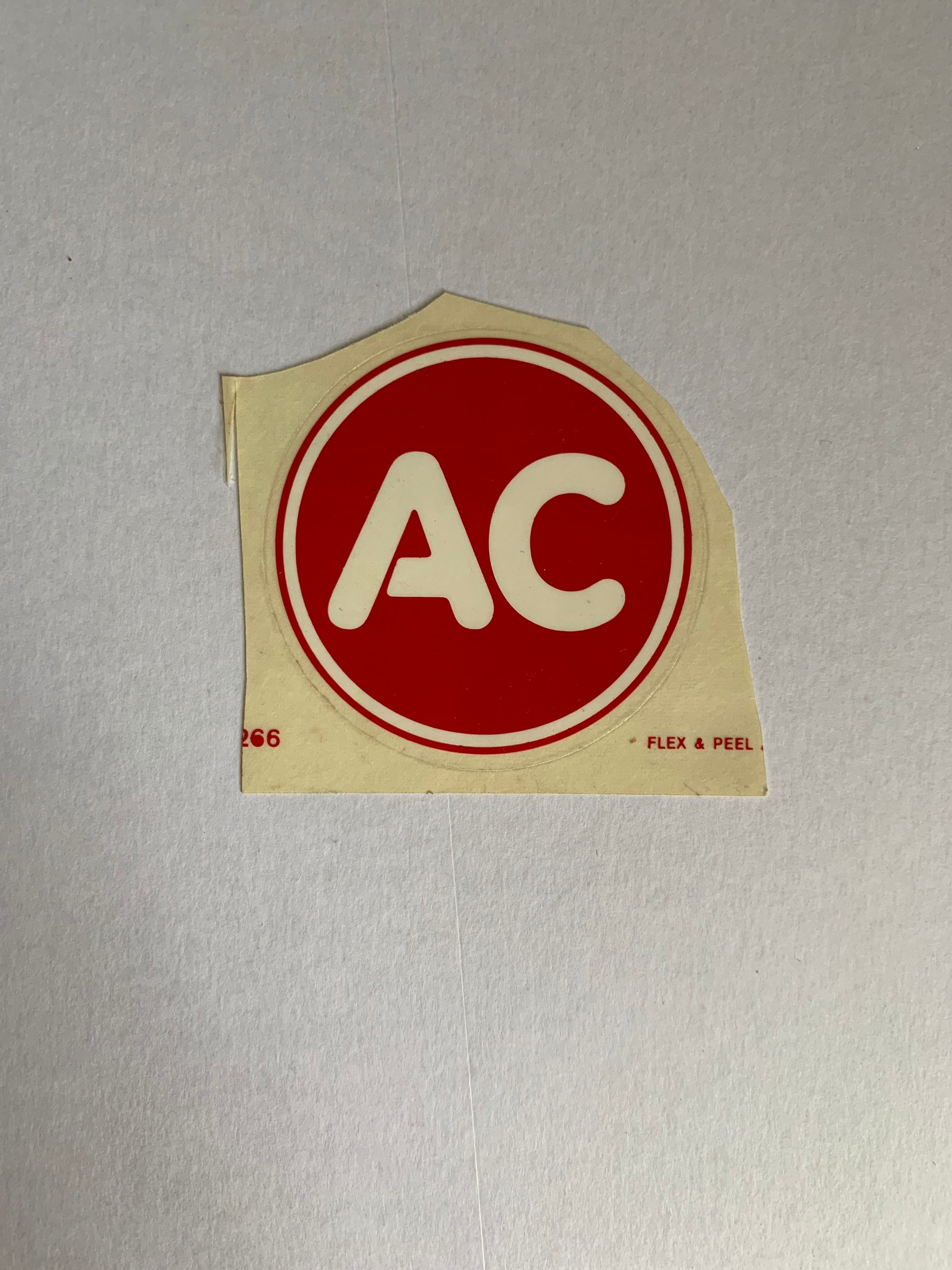 Vintage 1960s AC Sticker Hot Rod Drag Racing - Etsy