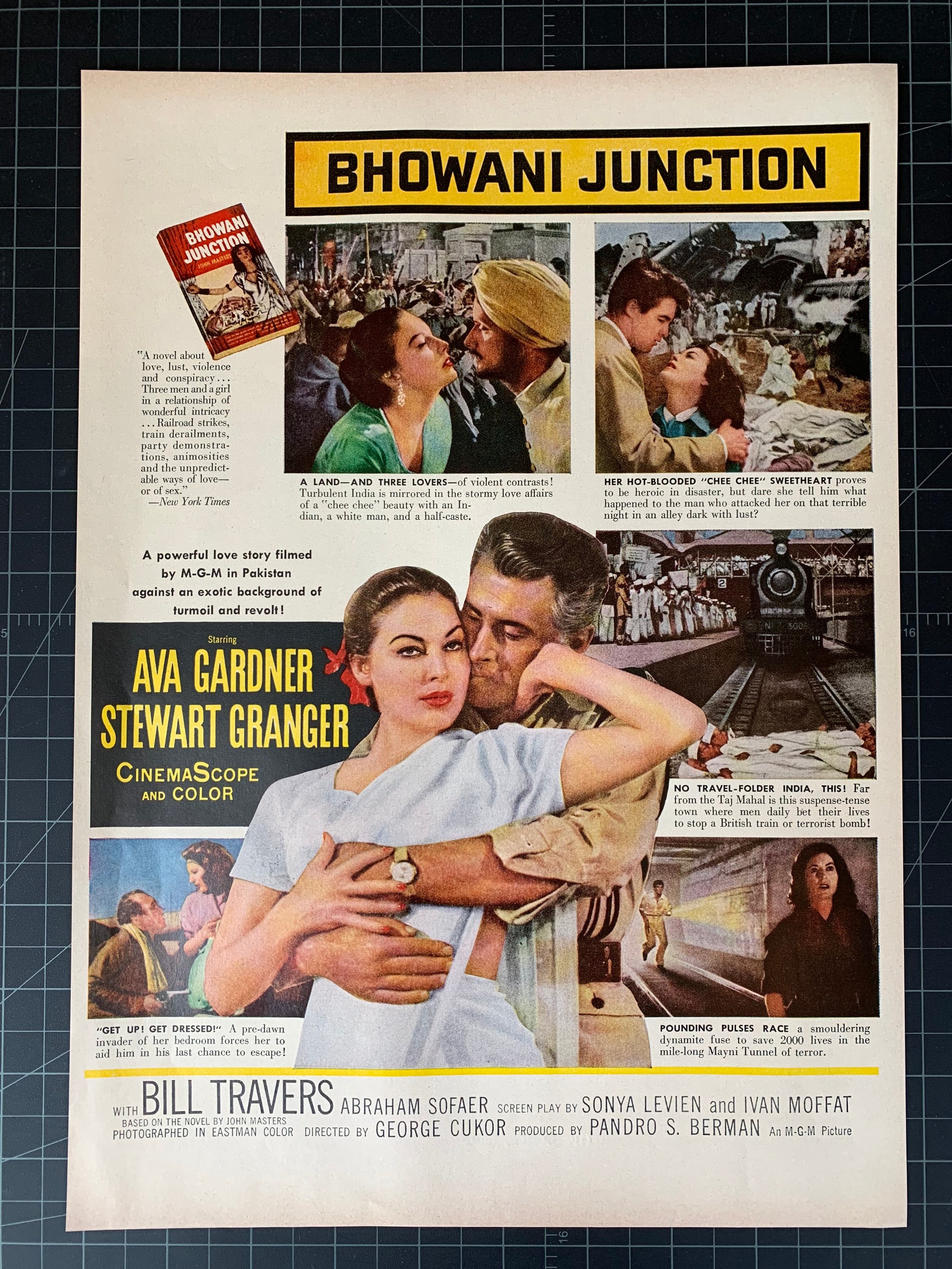 Vintage 1956 bhowani Junction Film Ava Gardner Stewart - Etsy