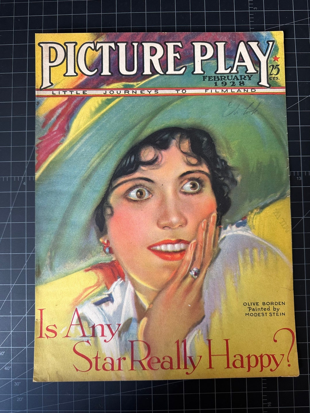 Rare Vintage 1928 Picture Play Magazine Cover Olive Borden - Etsy