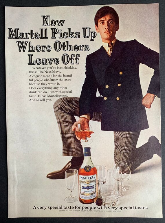 Art & Collectibles Collectibles Advertisements Vintage 1940s Martell ...