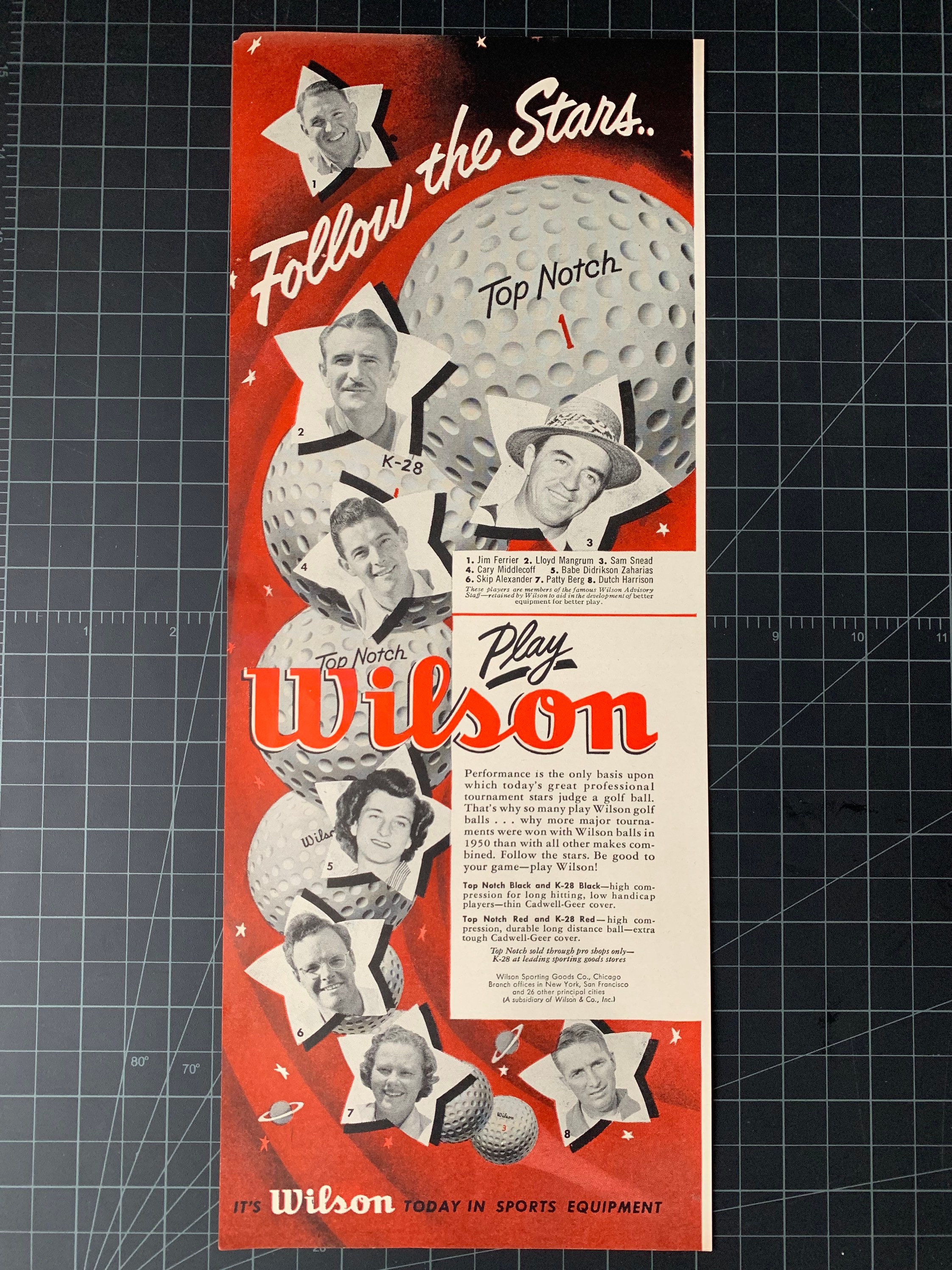 Art & Collectibles Collectibles Vintage 1951 Wilson Sports Equipment ...