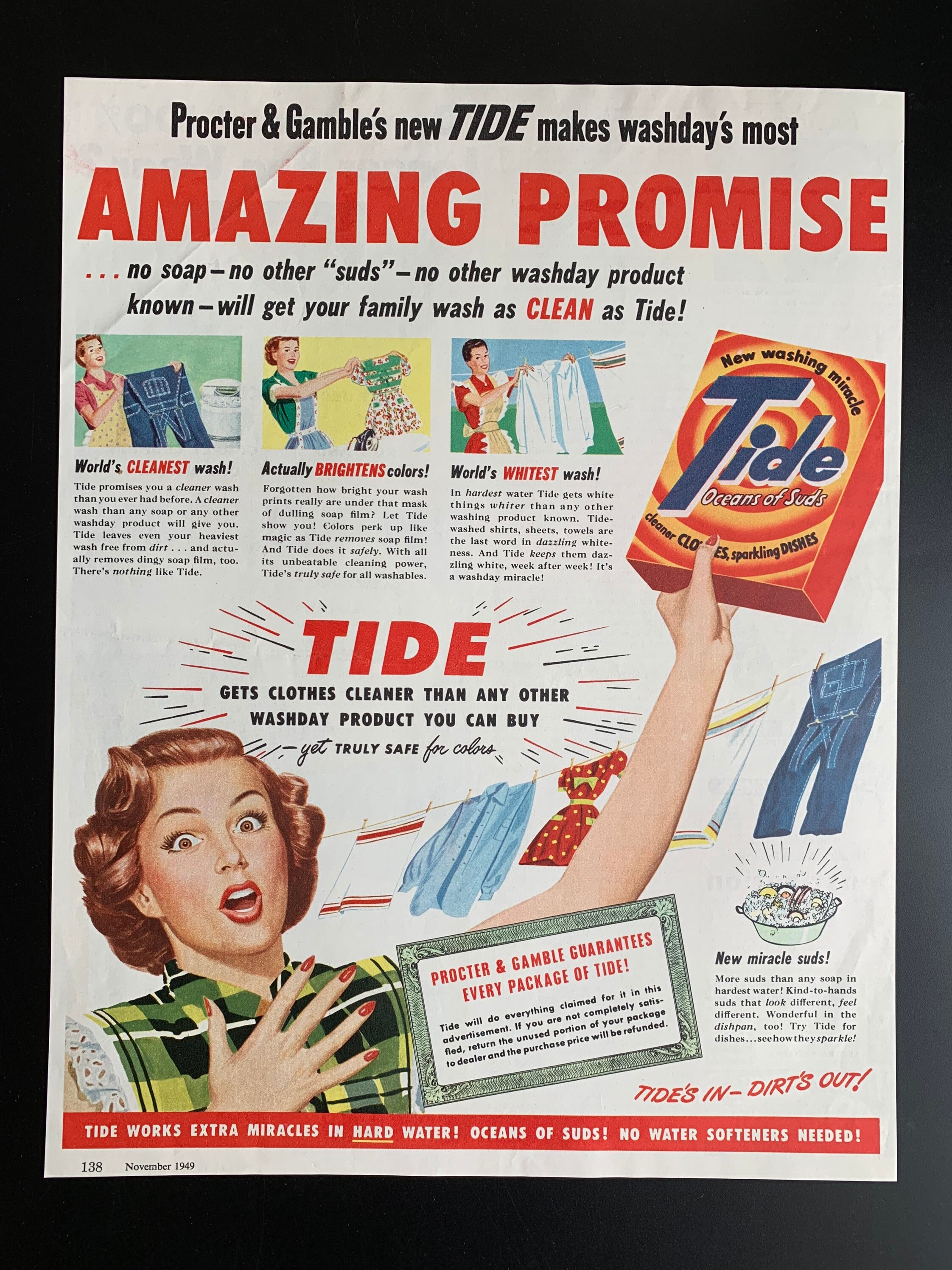 Tide Powder Advertisement