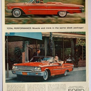 Vintage 1960s Ford Super Torque Original Print Ad - Etsy
