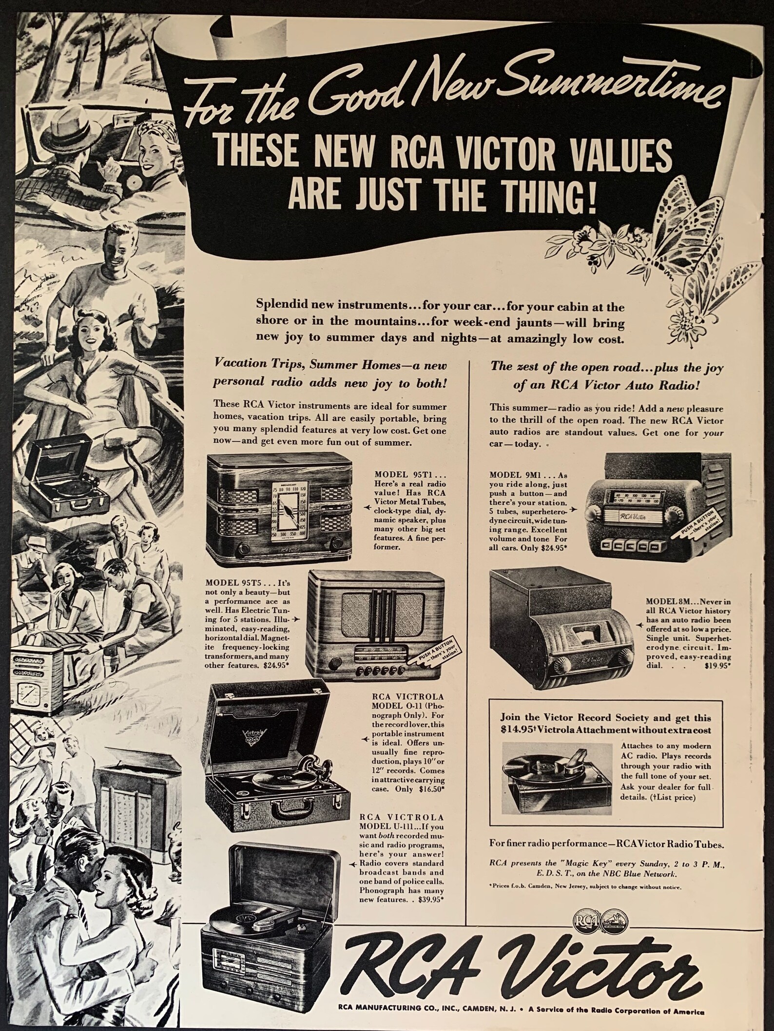 Vintage 1938 RCA Victor Radio Ad - Etsy