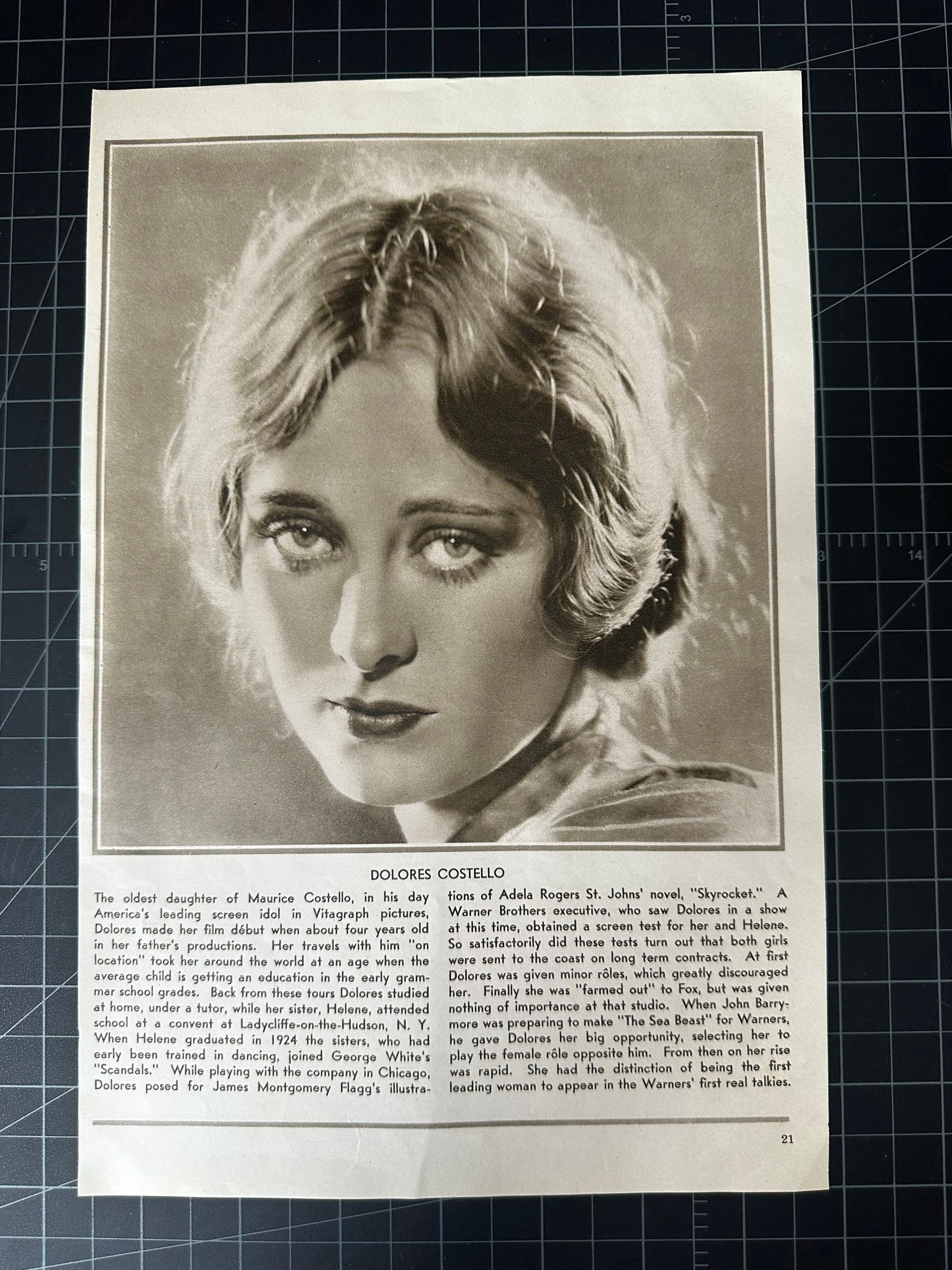 Dolores Costello Skin
