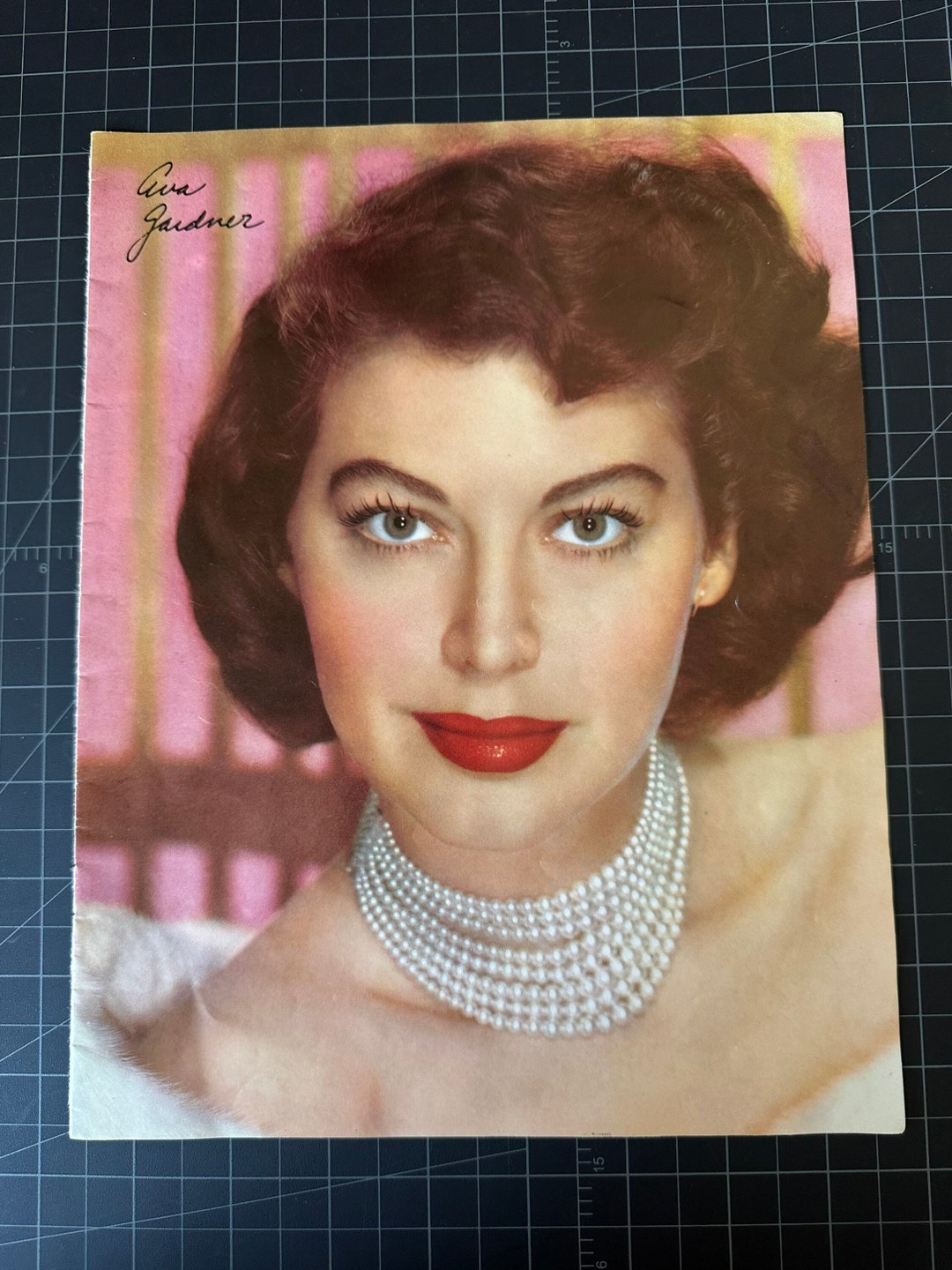 Vintage 1955 Ava Gardner Portrait - Etsy
