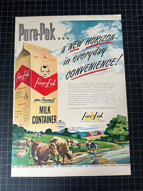 1950s Milk Ads