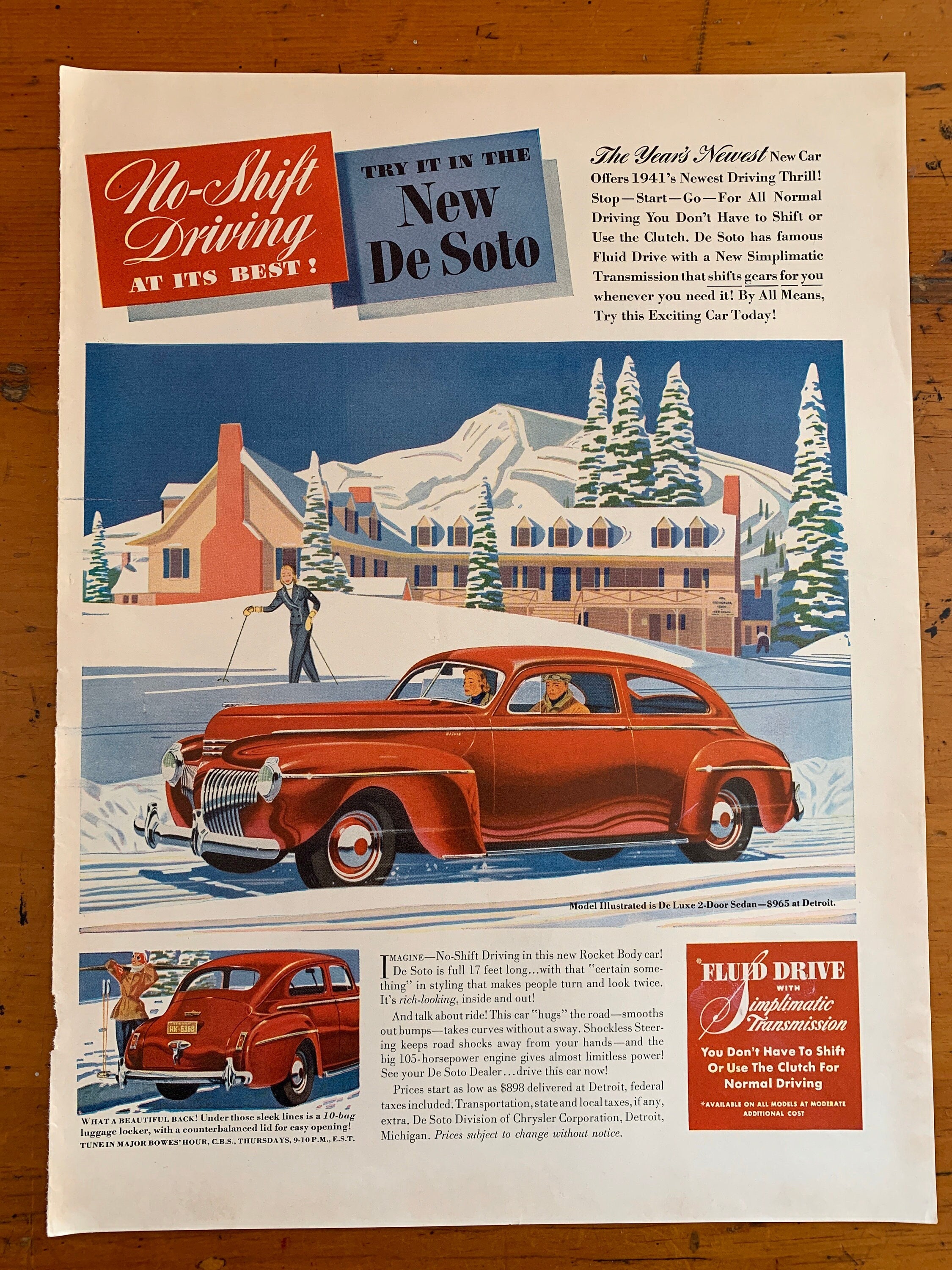 1940s Car Ads