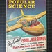Vintage 1940s Popular Science Magazine Cover - COVER ONLY - Etsy