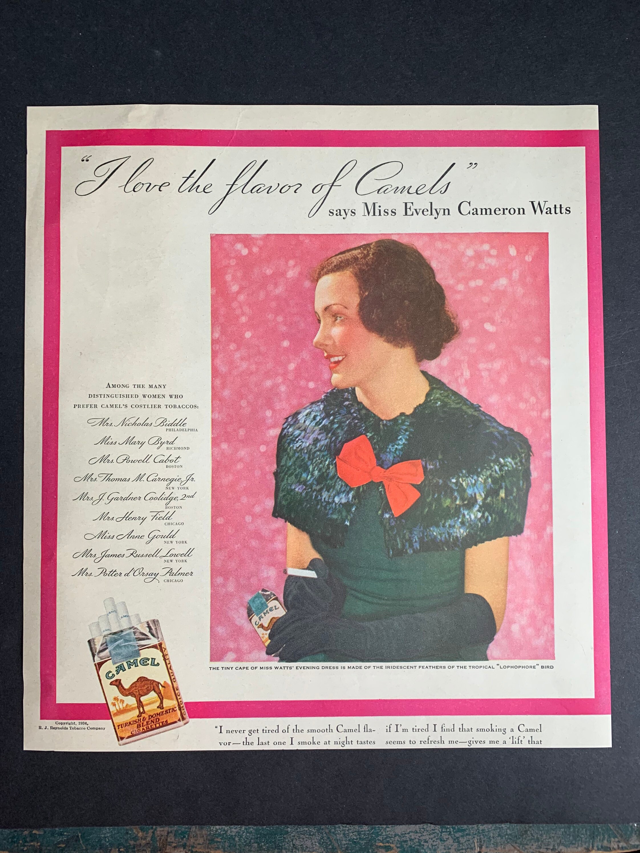Pink Camel Cigarettes