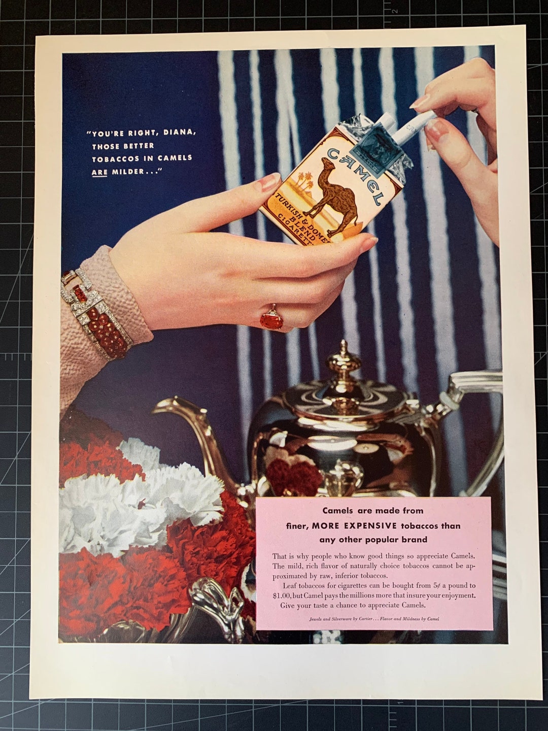 Vintage 1934 Camel Cigarettes Print Advintage Retro Gift Decor - Etsy
