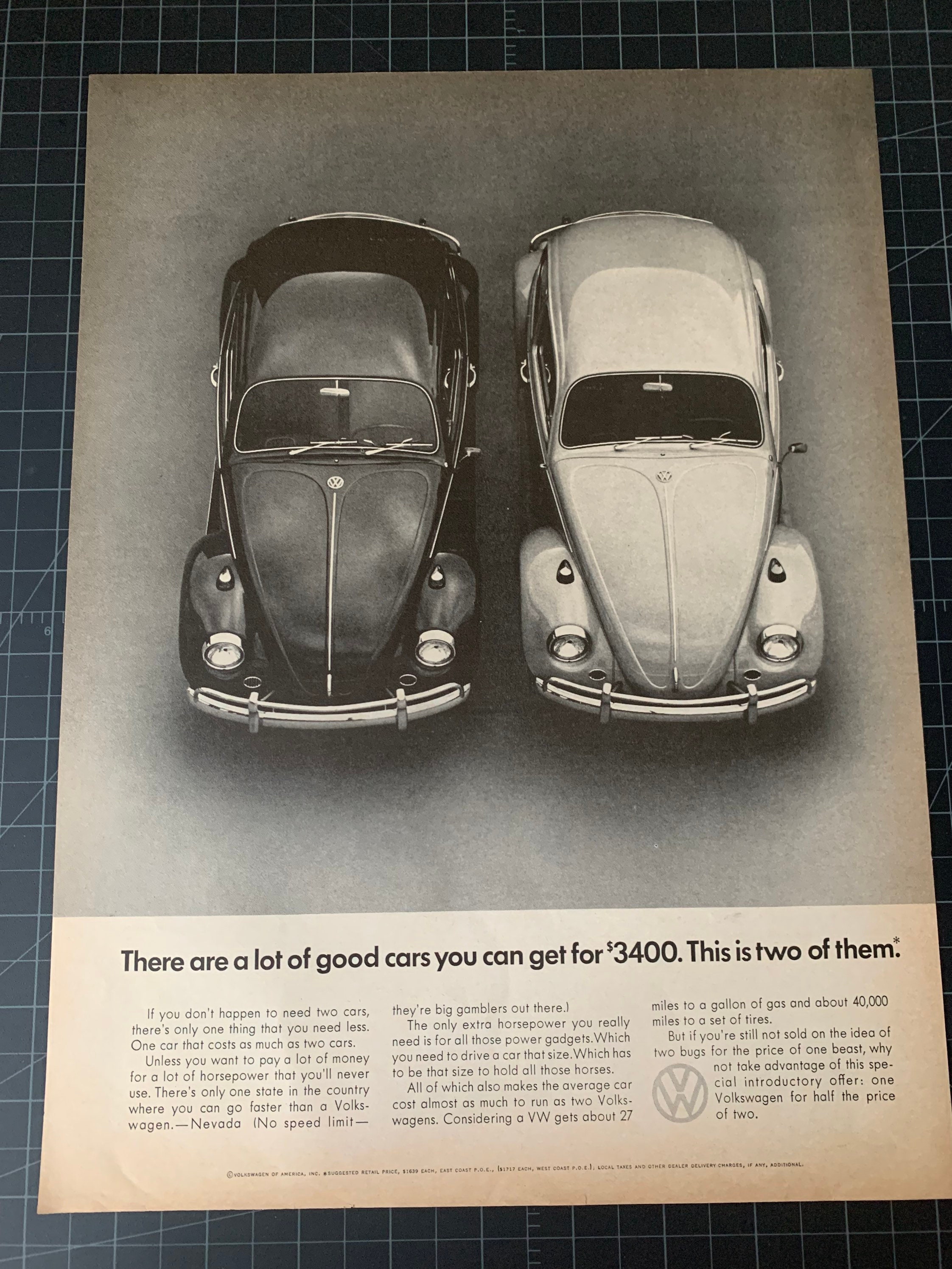 1960s Volkswagen Ads