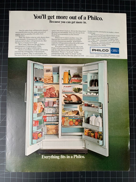 1960s Philco Refrigerator