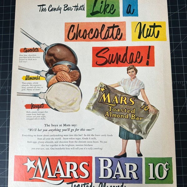 Mars Candy Bar - Etsy