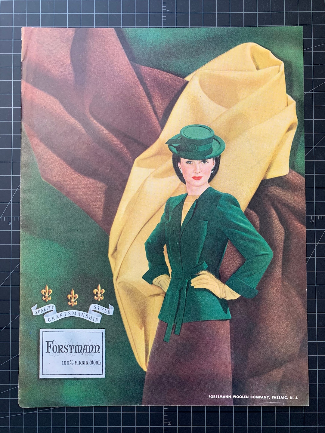 1944 Forstmann Wool Clothing Magazine Ad • Vintage Women’s Fashion ...
