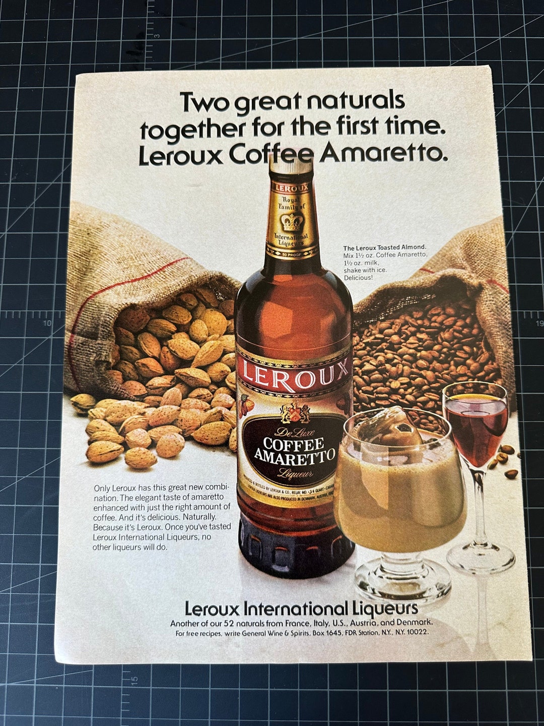 Vintage 1970s Cuervo Gold Tequila Print Advertisement - Etsy