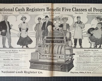 National Cash Register - Etsy