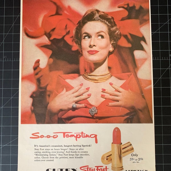 Vintage Lipstick - Etsy