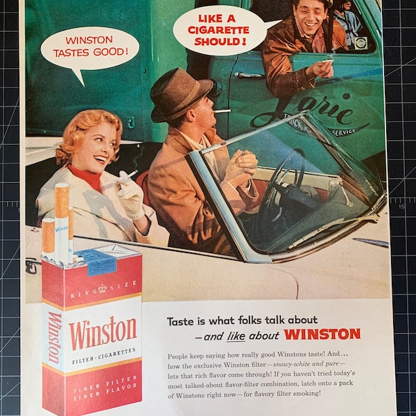 Winston Cigarettes - Etsy