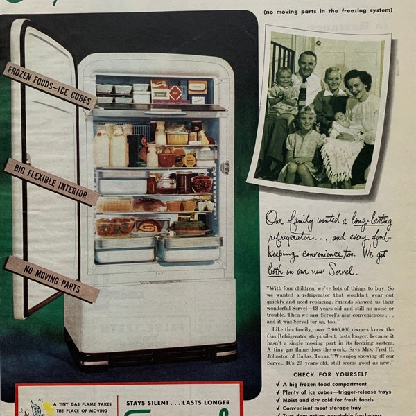 Refrigerator Ad - Etsy