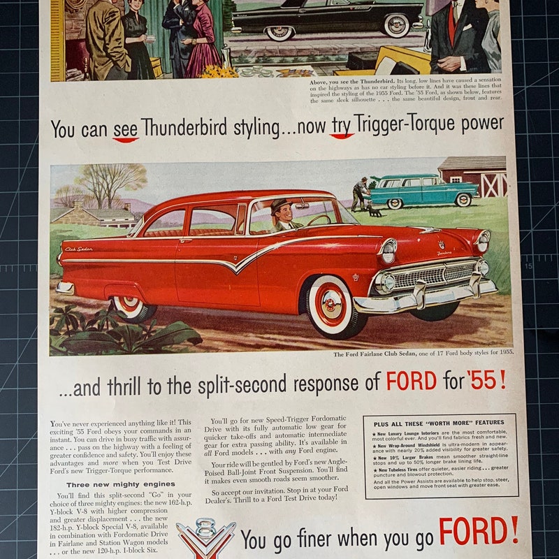 1955 Vintage Ad - Etsy