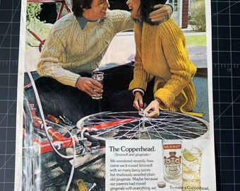 1972 Smirnoff Vodka Vintage Print Ad, Adam's Apple Drink Recipe, Retro ...
