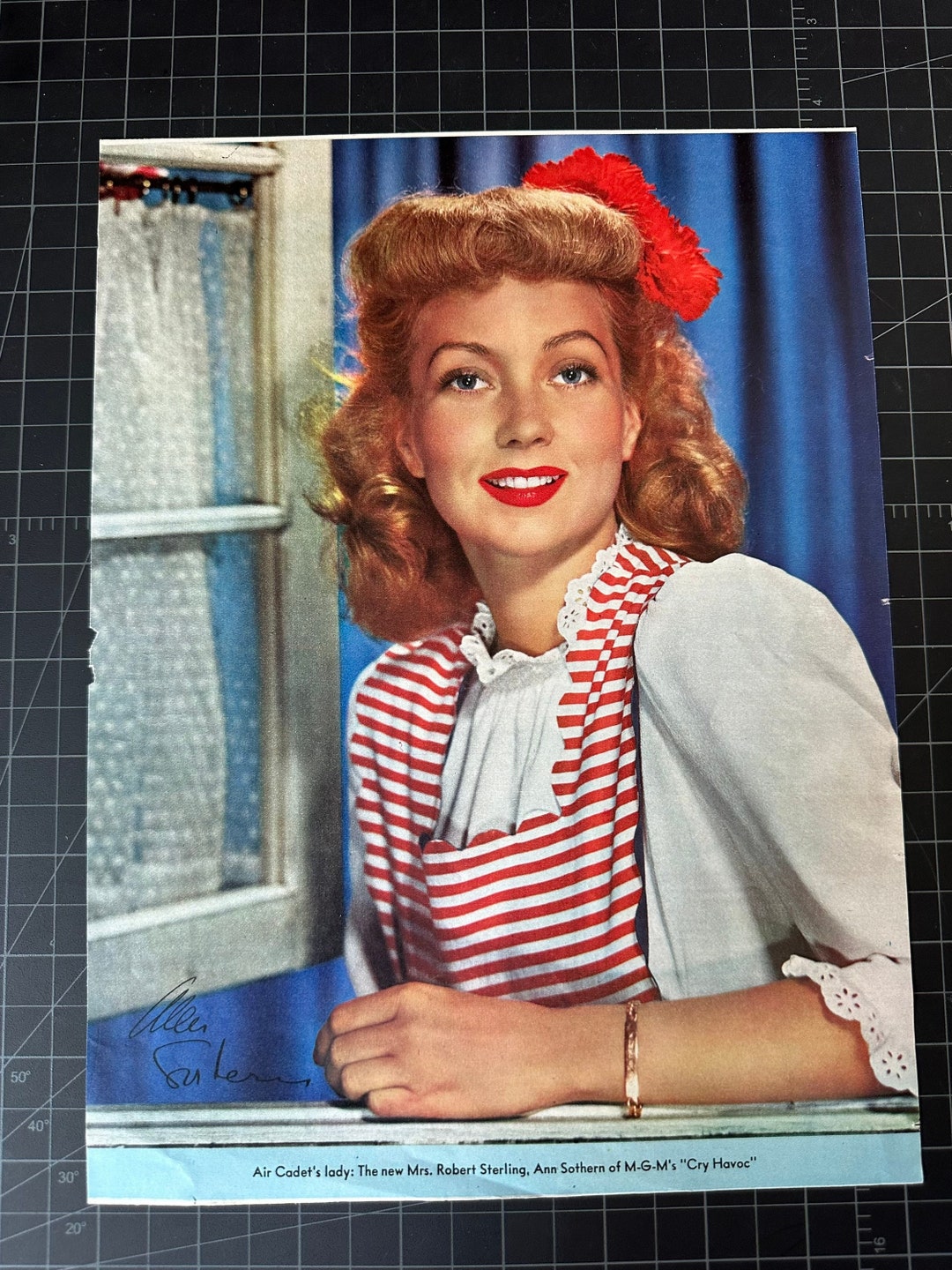 Vintage 1940s Ann Southern Portraitvintage - Etsy