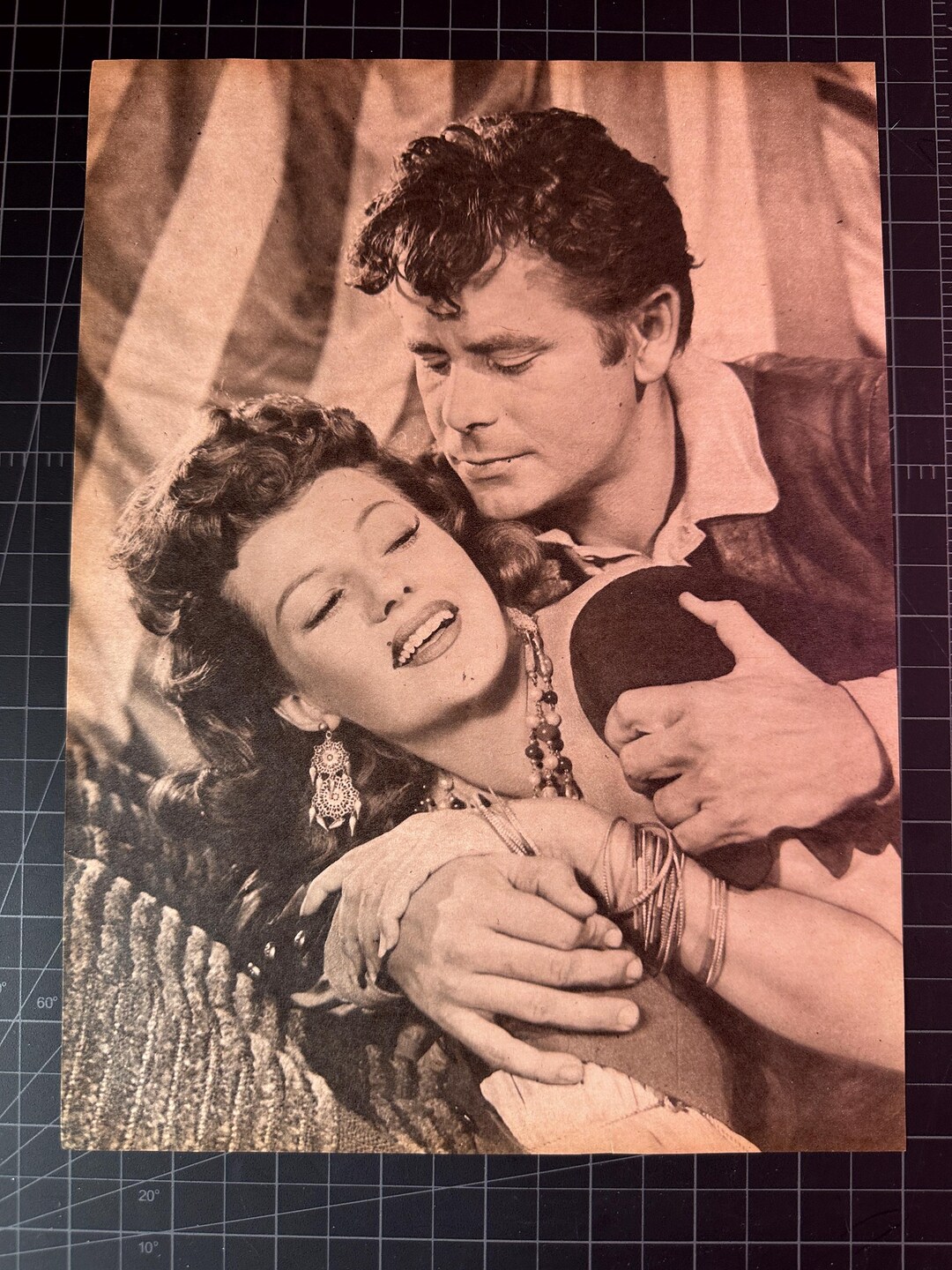 Vintage 1940s Rita Hayworth Magazine Promo Photo - Etsy
